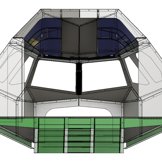 A320 Shell Floor and Ceiling – Airframe Lab