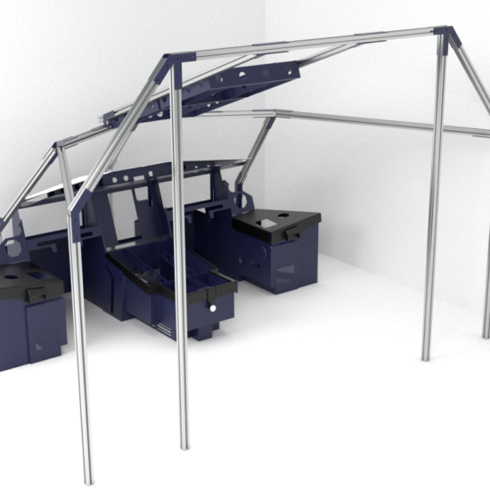 A320 Pedestal Structure – Airframe Lab