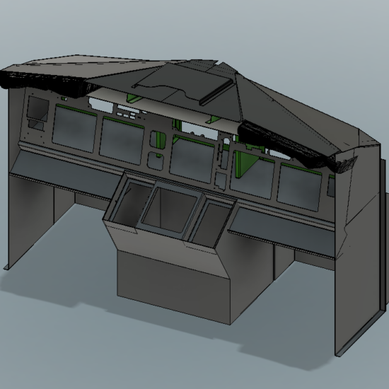 A320 Pedestal Structure – Airframe Lab